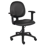 Boss Office Adjustable Chair - Swivel task seating - Walmart Business ...