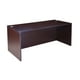 Boss Office Products Mocha 66 inch Desk Shell - Walmart.com