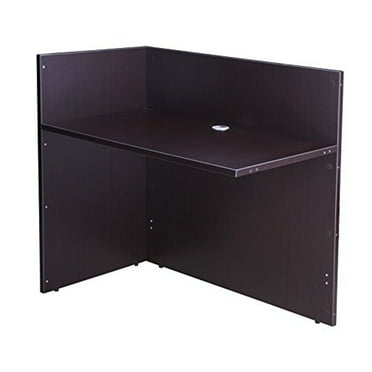 Boss Office Products Mocha 48 inch Reversible Bridge - Walmart.com