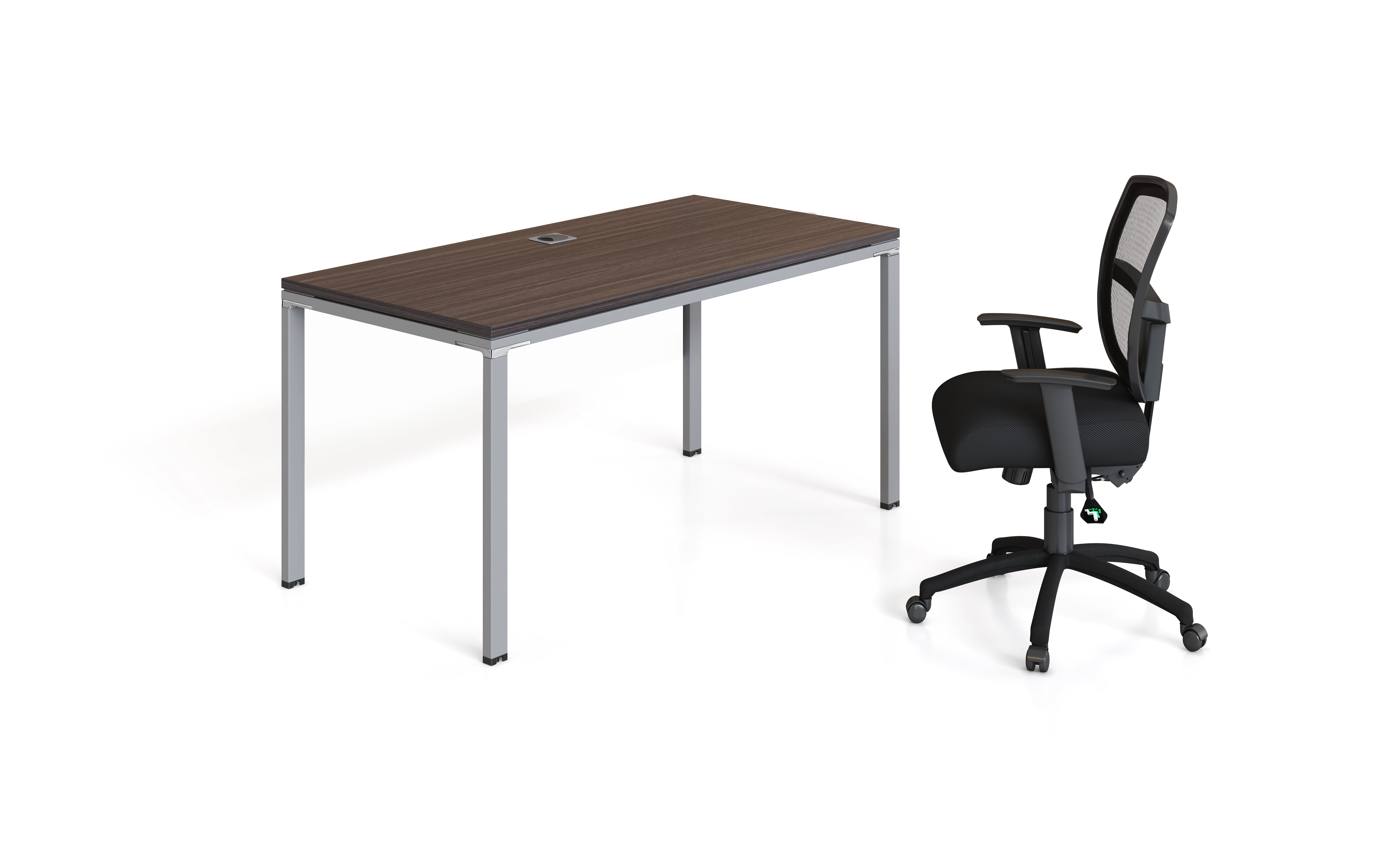 Boss Office Products Simple System Single Desk 60" x 24" Desk Top ...