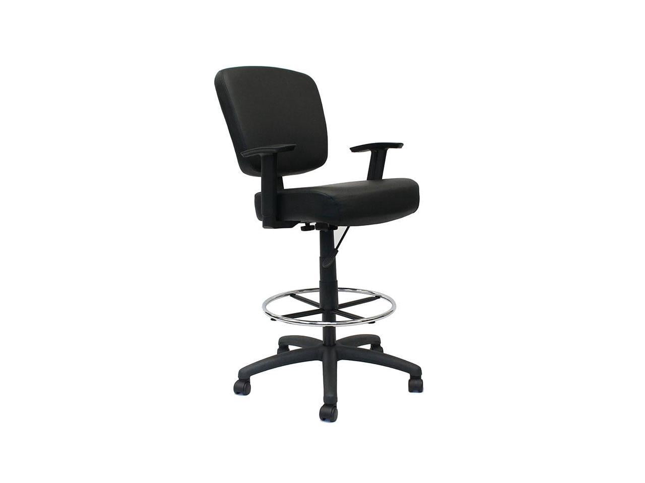 Boss Office Products Big and Tall Oversized Drafting Stool with Foot ...