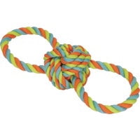 Boss Pet Chomper Figure-8 Rope Ball Dog Toy YLW FIGURE 8, Each ...