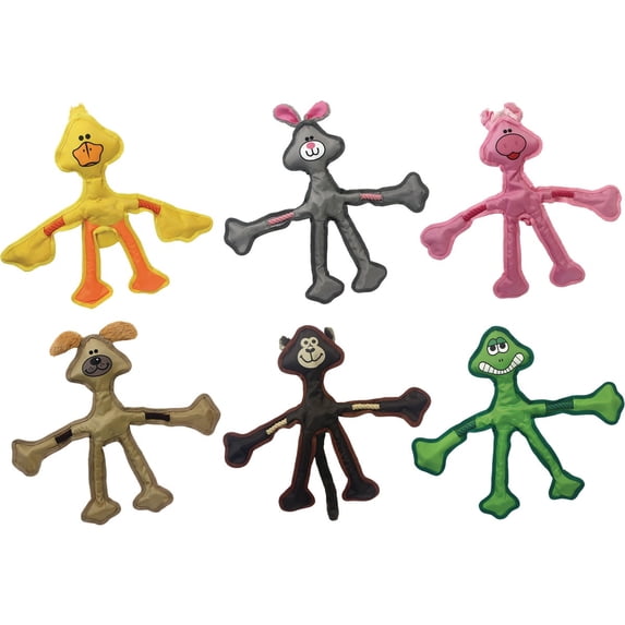 Boss Pet Multipet Skele-Ropes Tug Dog Toy - Pack of 4 - Walmart.com