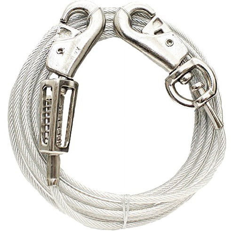 Boss Pet - Prestige 20ft Beast Dog Tie Out with Spring - Walmart.com