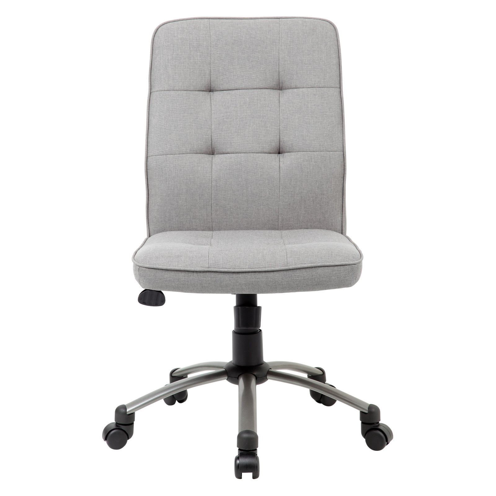Boss Pretty Parsons Modern Armless Office Chair in Taupe - Walmart ...
