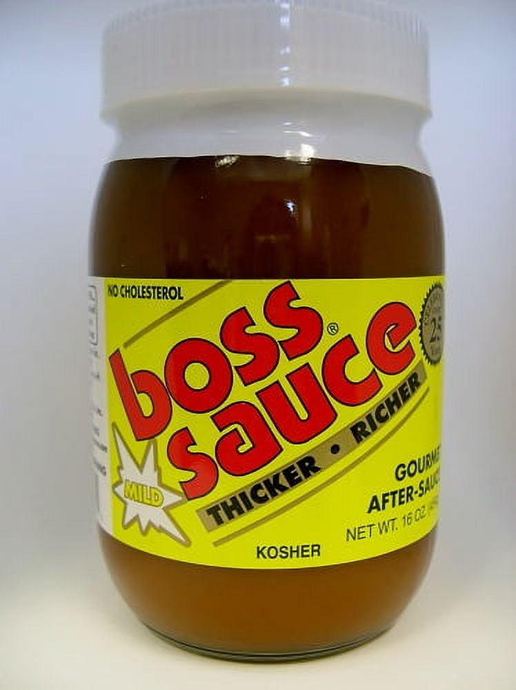 Boss Sauce 16 oz - MILD Gourmet After Sauce, 100% Natural, Fat Free ...