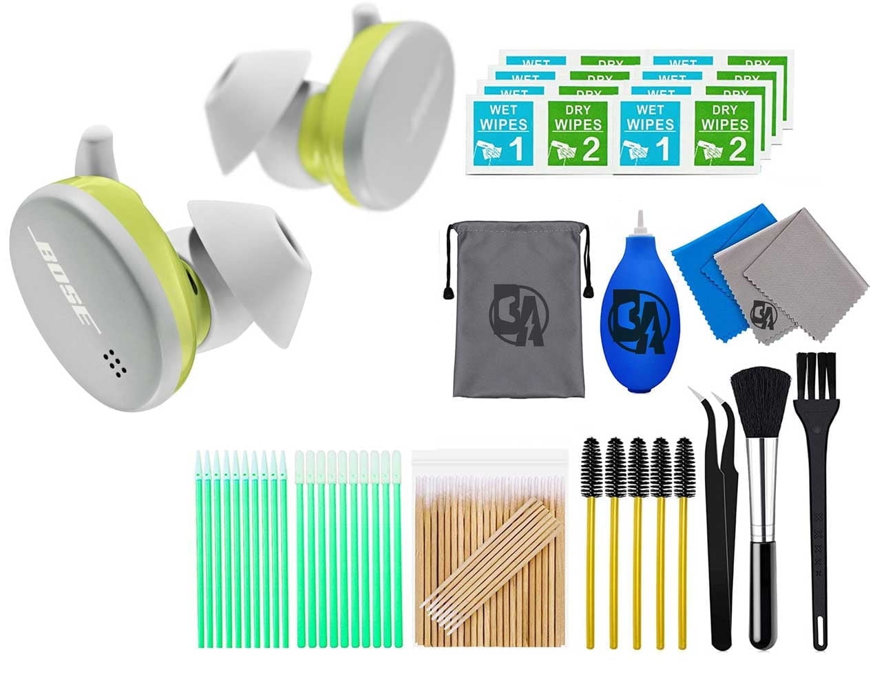 Boss Sport Earbuds True Wireless In-Ear Earbuds In Glacier White With ...