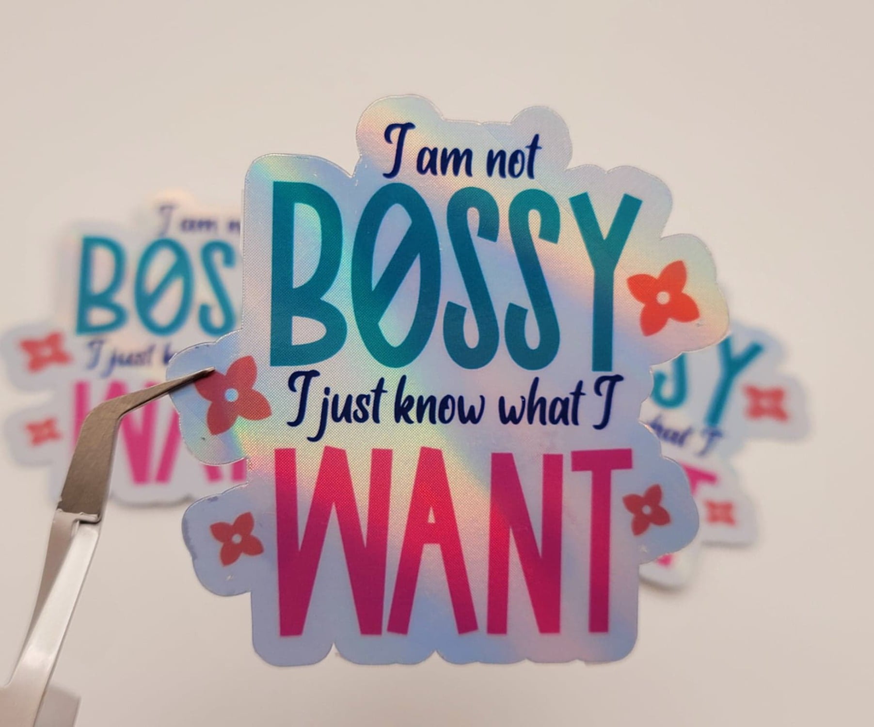 Boss Woman I am not bossy I just Know what I want Retro Sticker ...