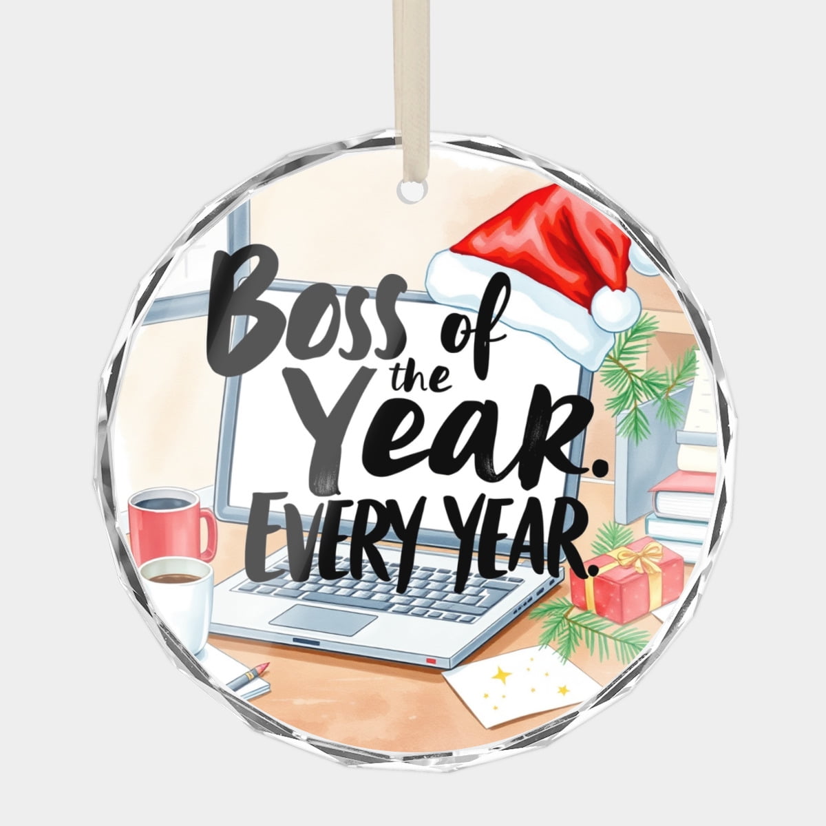 Boss of the Year. Every Year. Bosses Quote from Employee 3" Crystal ...