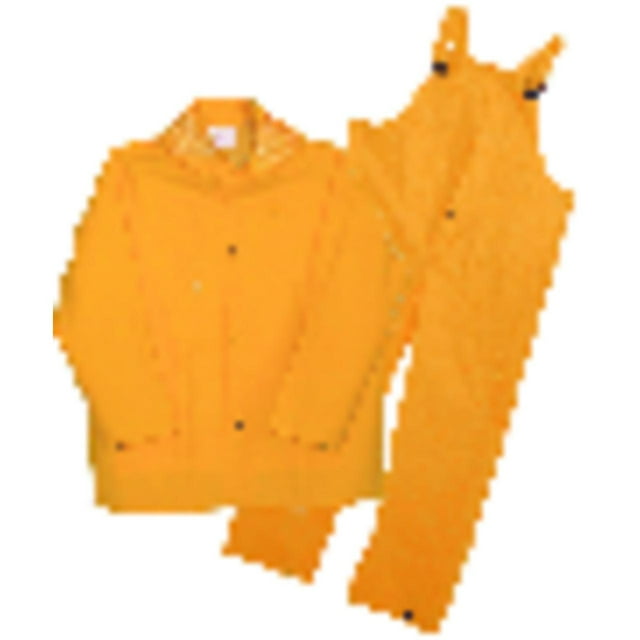 Boss Yellow PVC-Coated Polyester Rain Suit XXL - Walmart.com