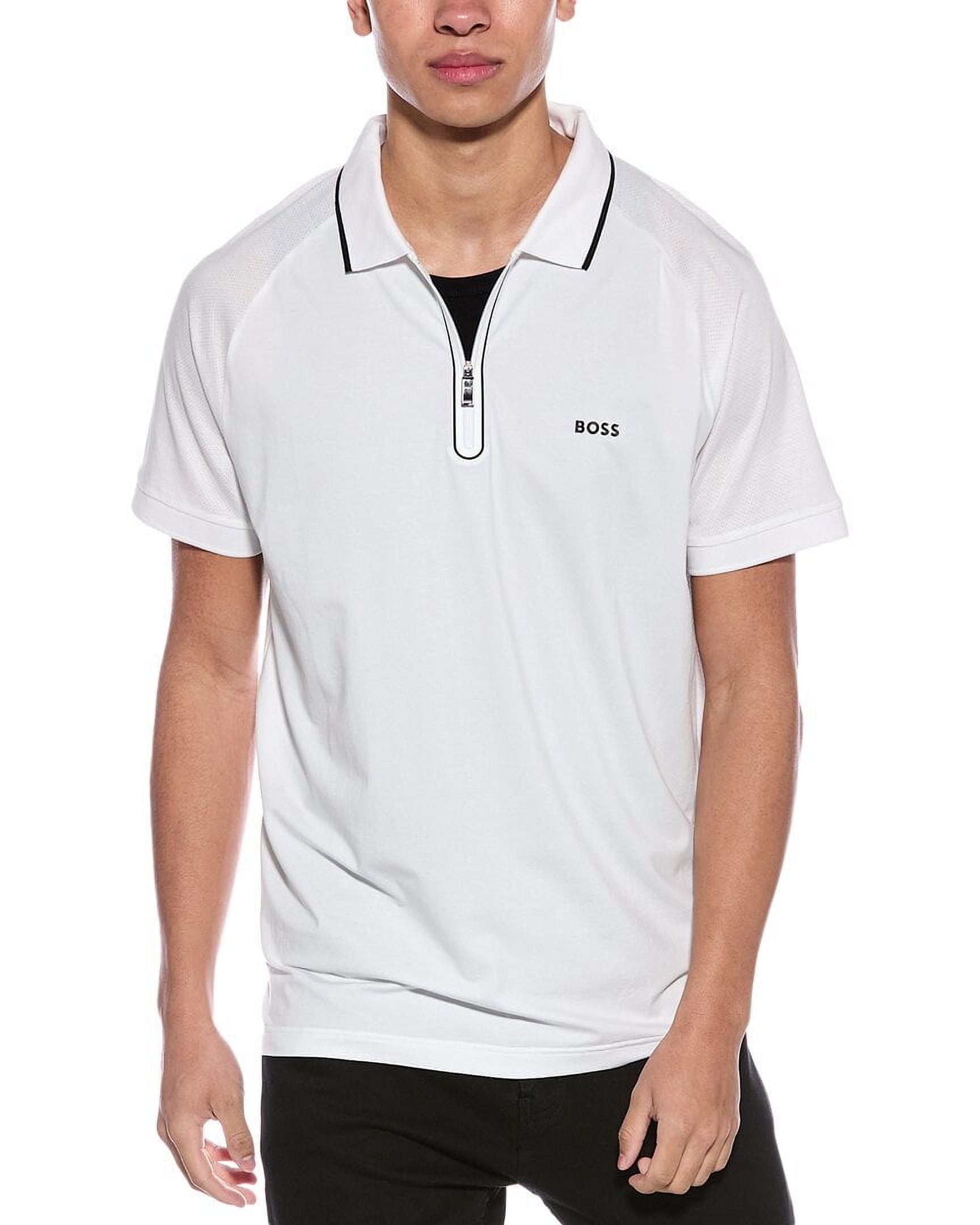Boss by Hugo Boss mens BOSS Hugo Boss Philix Slim Fit 1/4-Zip Polo ...