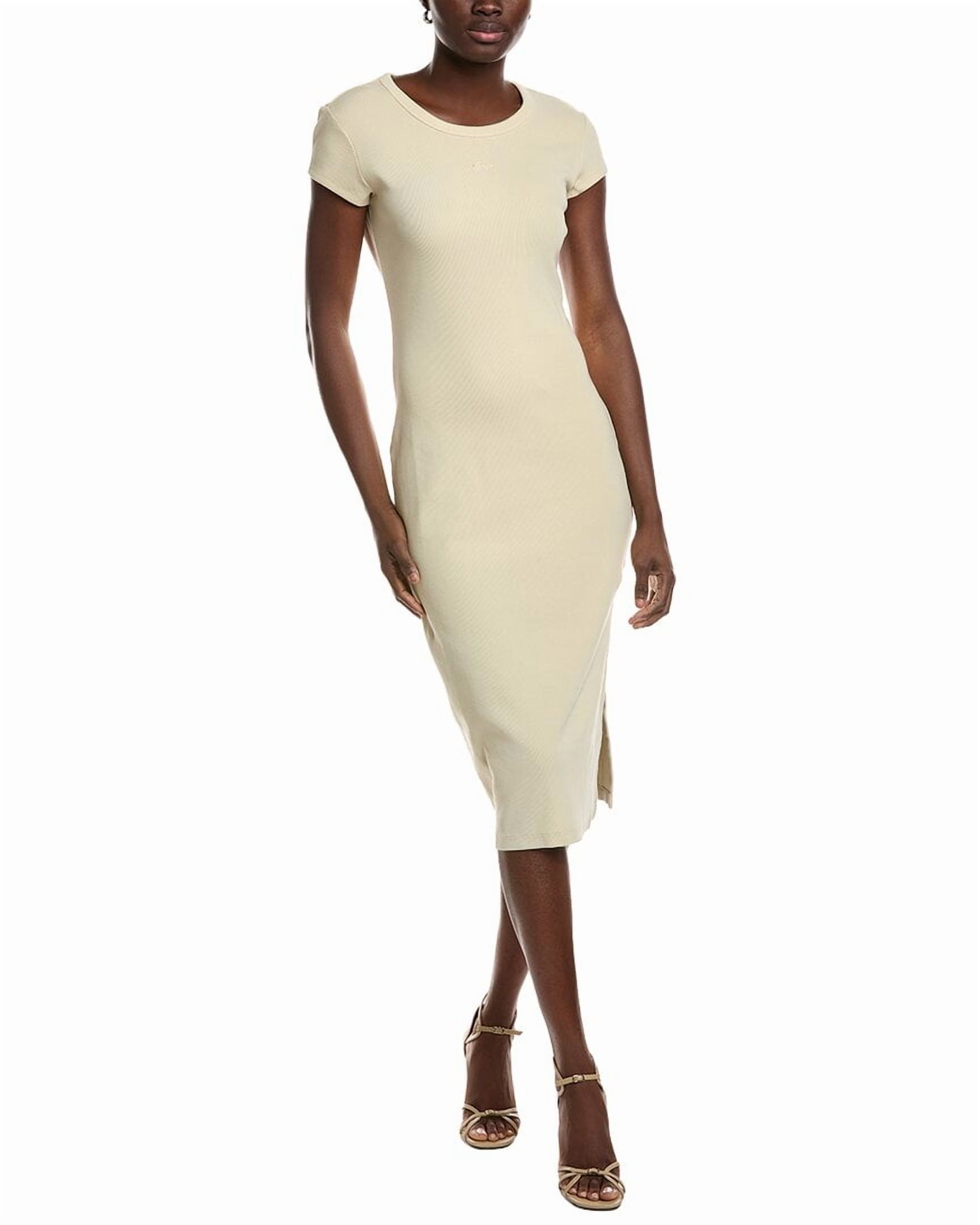 Boss by Hugo Boss womens BOSS Hugo Boss Elira Midi Dress, XL, Beige ...