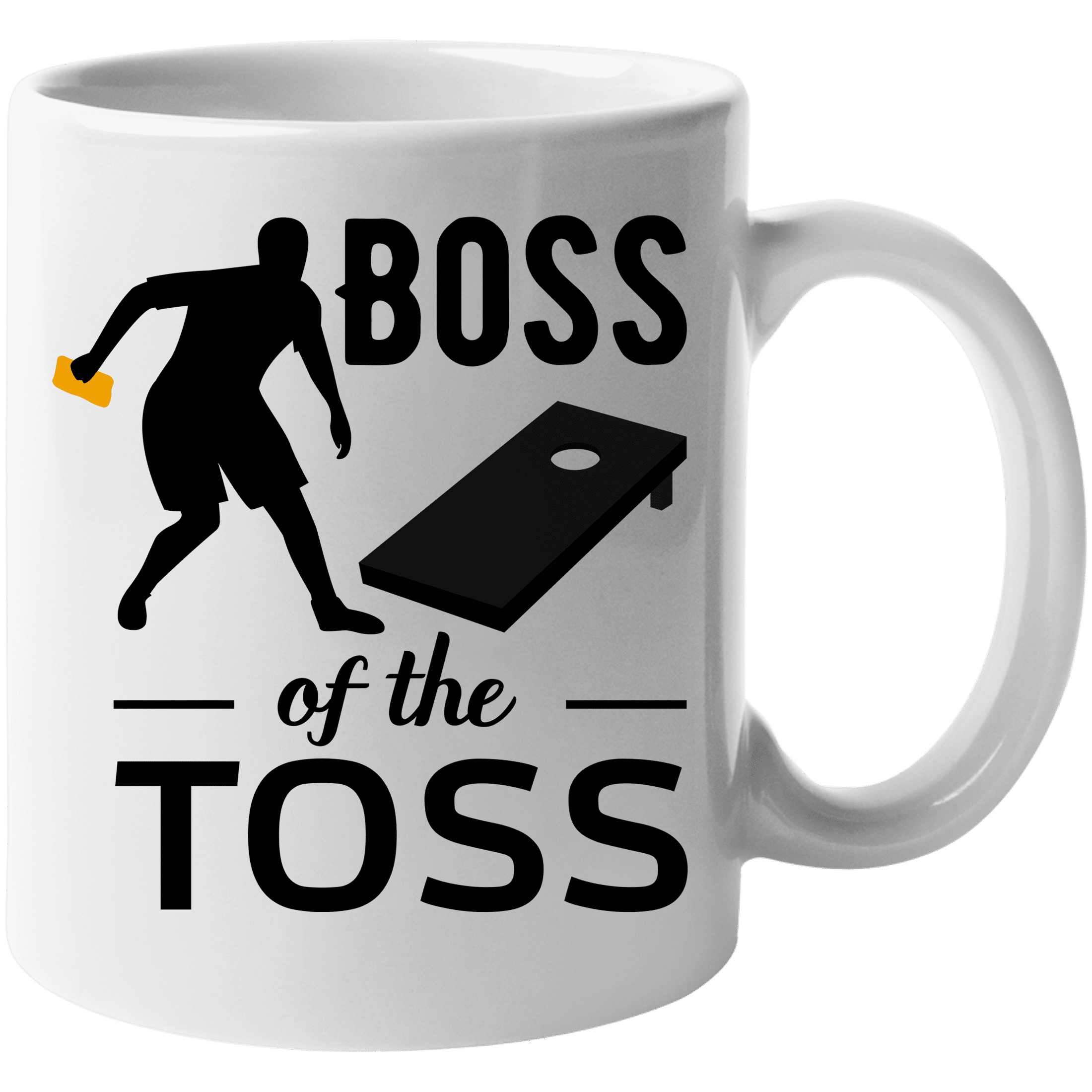 Boss of the Toss, Cornhole or Bean Bag Toss Lawn Game Player Themed ...