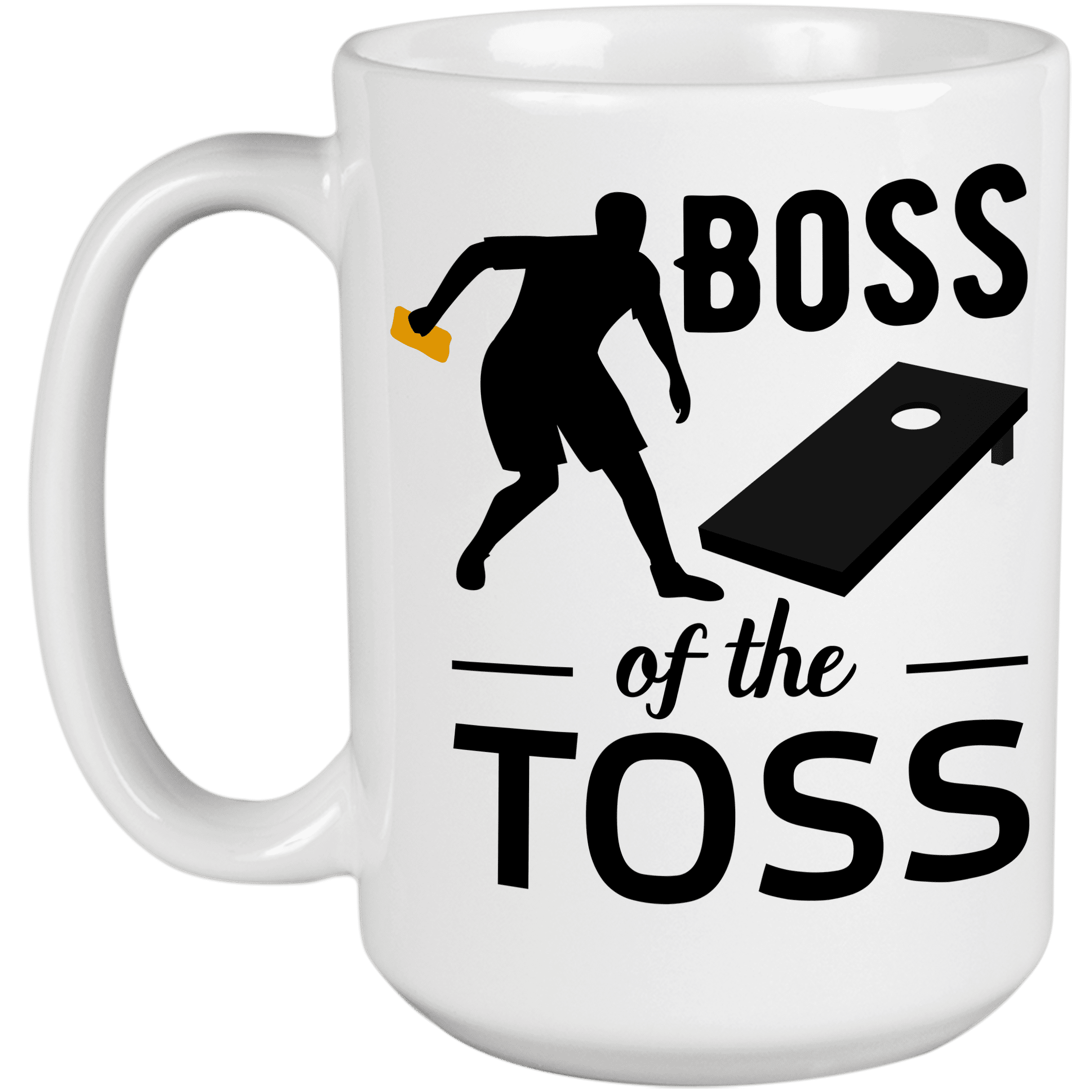 Boss of the Toss, Cornhole or Bean Bag Toss Lawn Game Player Themed ...