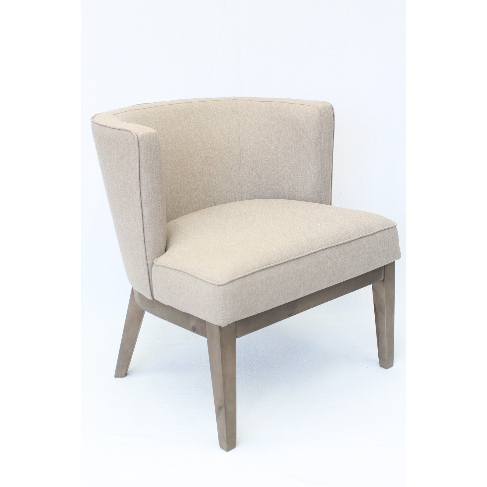 BossChair Boss Ava Accent Chair - Beige - Walmart.com