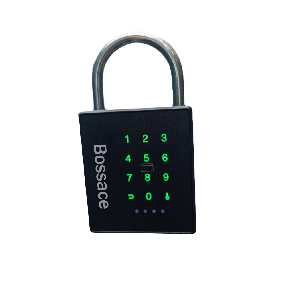Bossace Electronic padlocks, Heavy Duty Smart Padlock with Key, Pad ...