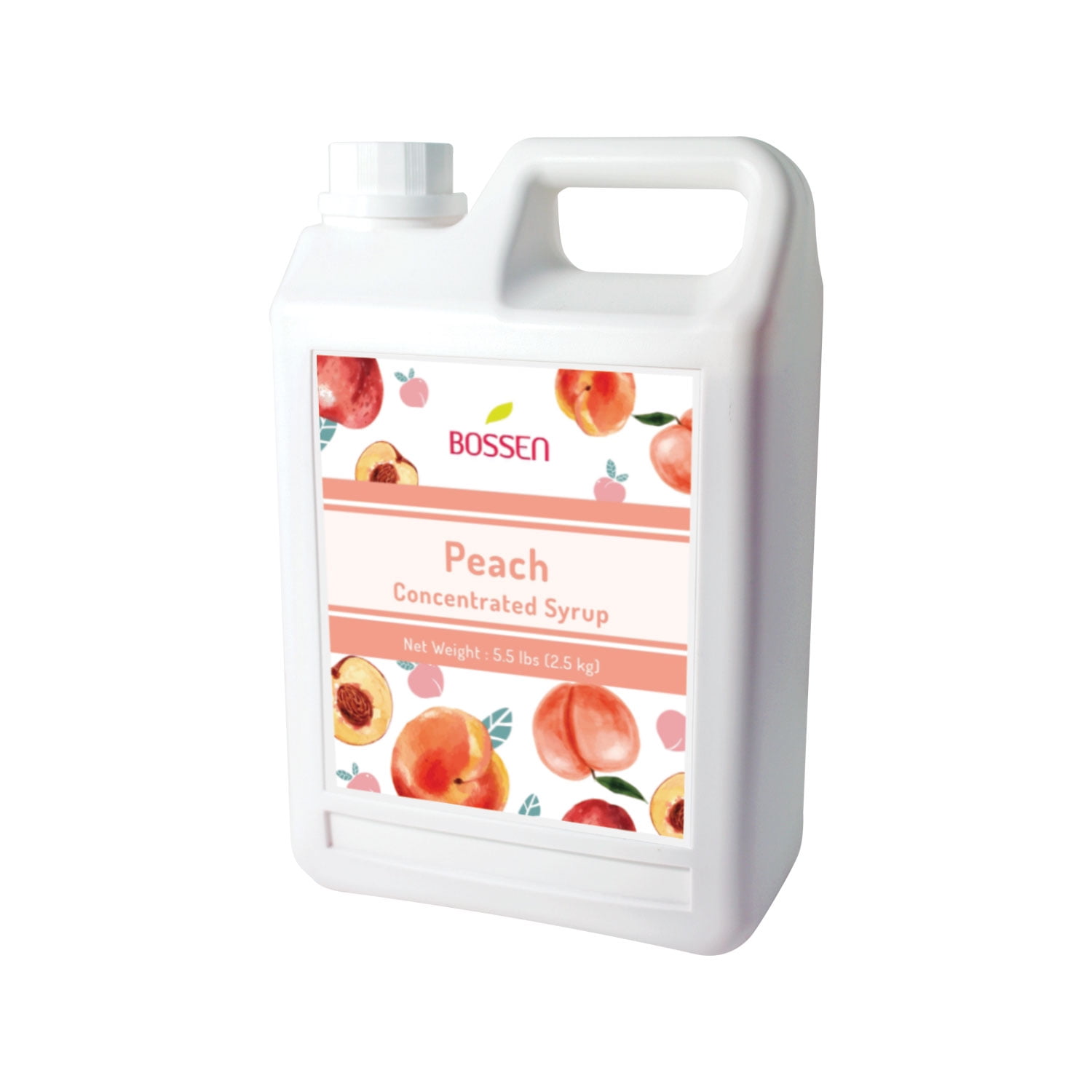 Bossen Peach Concentrated Syrup, 64 fl. oz., Perfect for Smoothies and ...