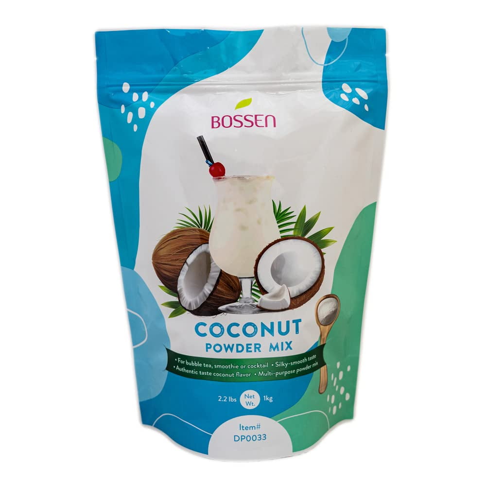 Bossen Bubble Tea Powder Mix - 2.2 Pound (Coconut) - Walmart.com