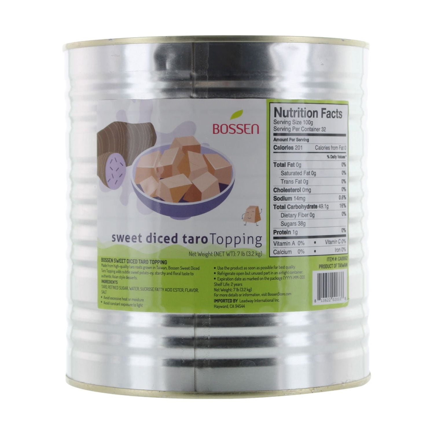 Bossen Canned Sweet Diced Taro_7 lbs - Walmart.com