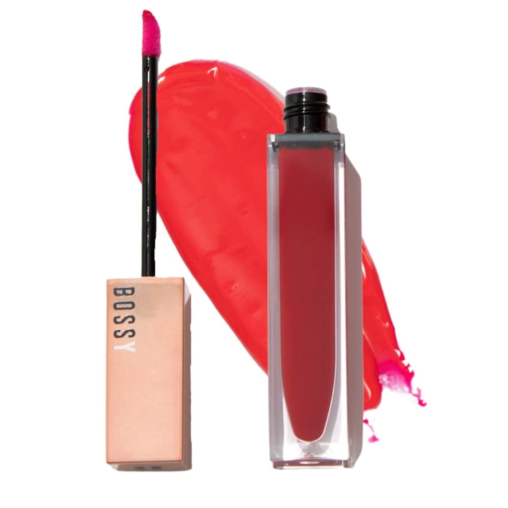 Bossy Cosmetics Vegan Lip Gloss for Soft Lips, Plumping Oil, Hydrating ...