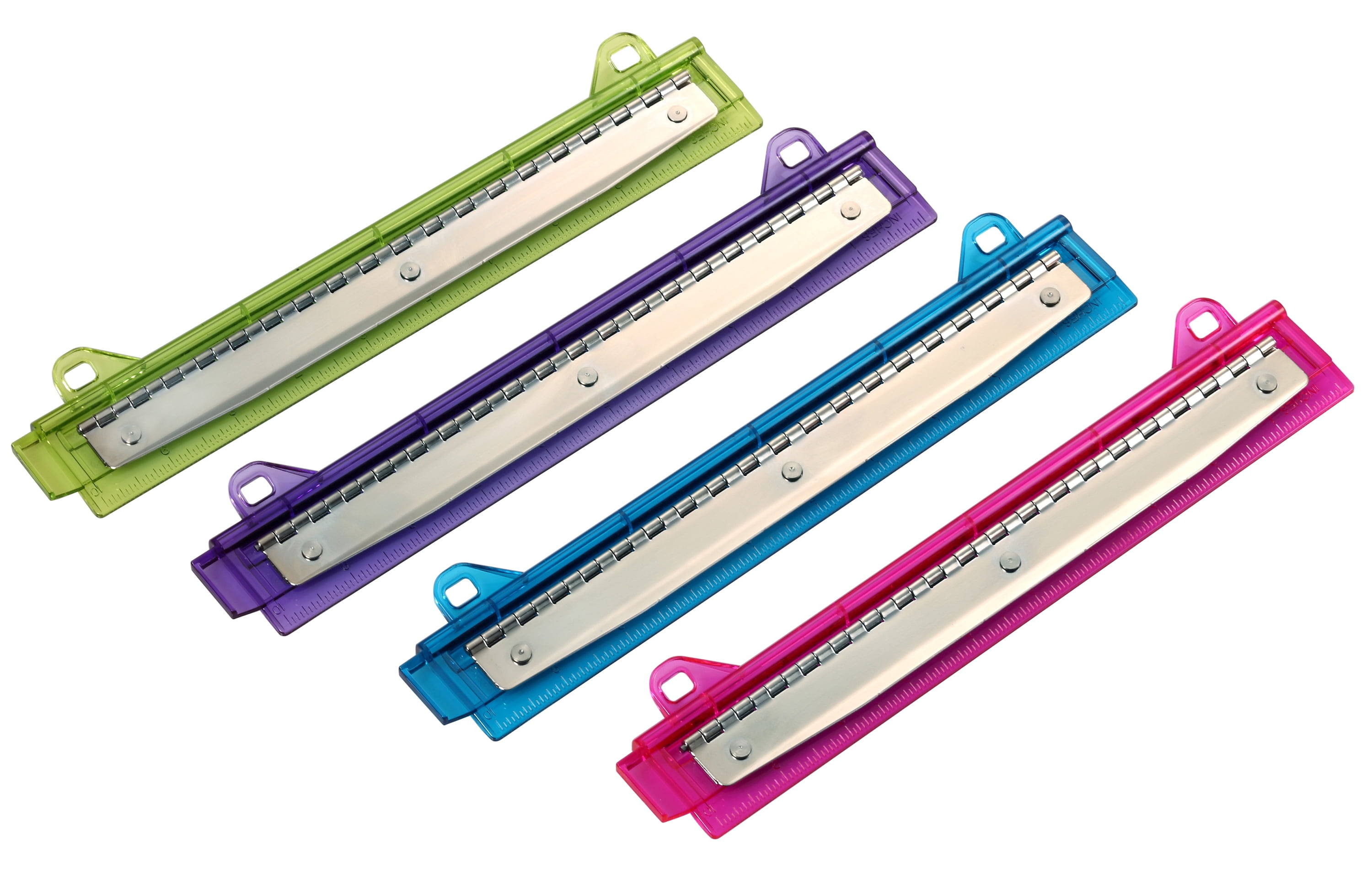 BOSTITCH, 3 Ring Binder 3 Hole Punch, RBHP-4C, Assorted Colors ...