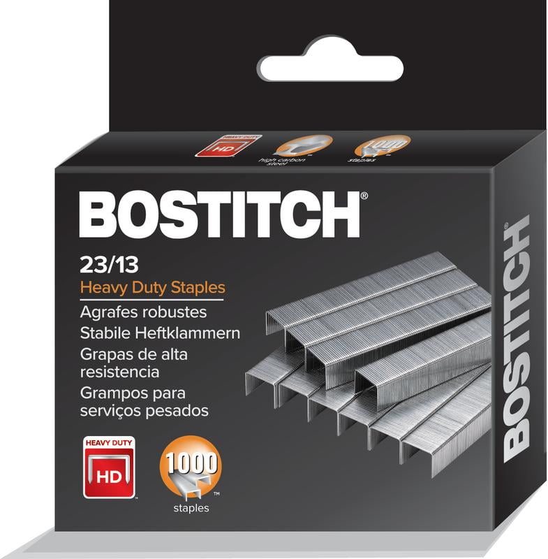 Bostitch Heavy-Duty Staples, 1/2" Leg Length, 1000/Box - Walmart.com