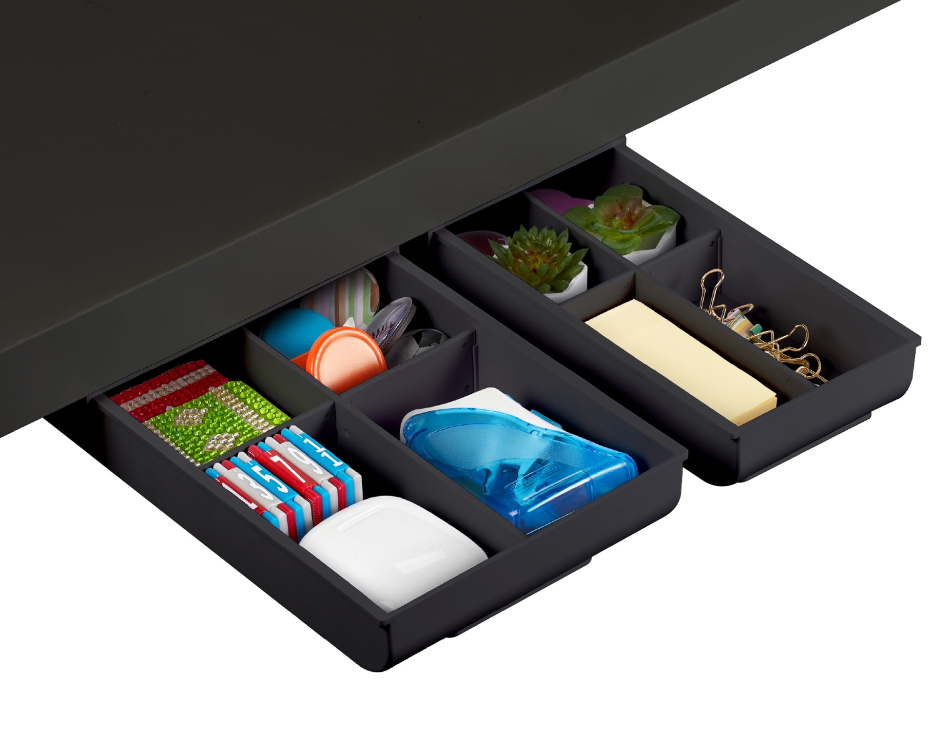 Bostitch Konnect Under Desk Drawer for Organization, Self-Adhesive ...