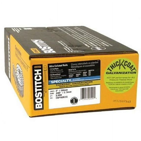Bostitch Nail Col 090 Pln 2-3-16Ga 3600-Box - Walmart.com