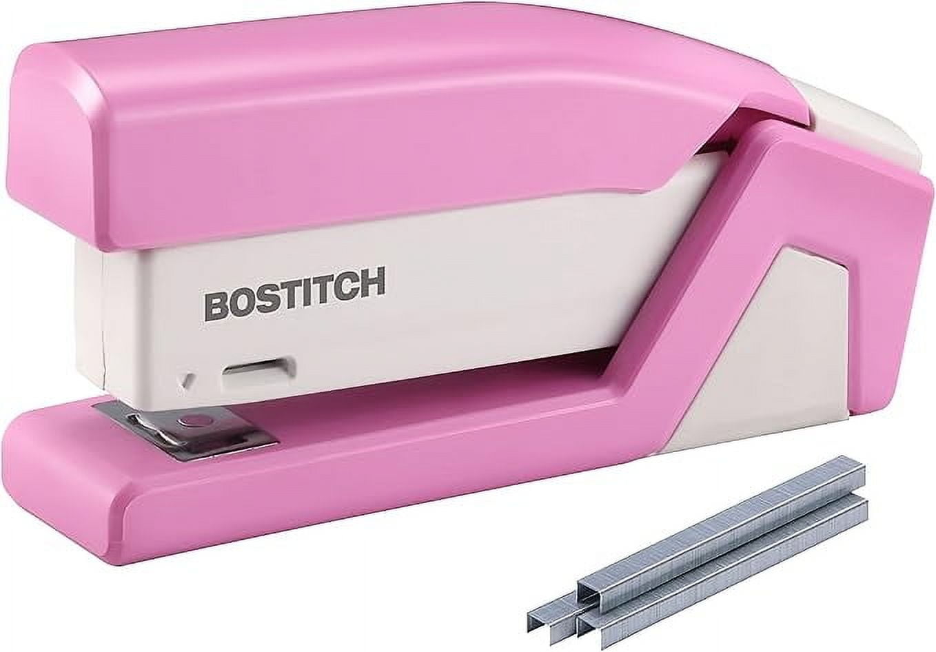 Bostitch Office InCourage Spring-Powered Compact Stapler, BCA Pink ...