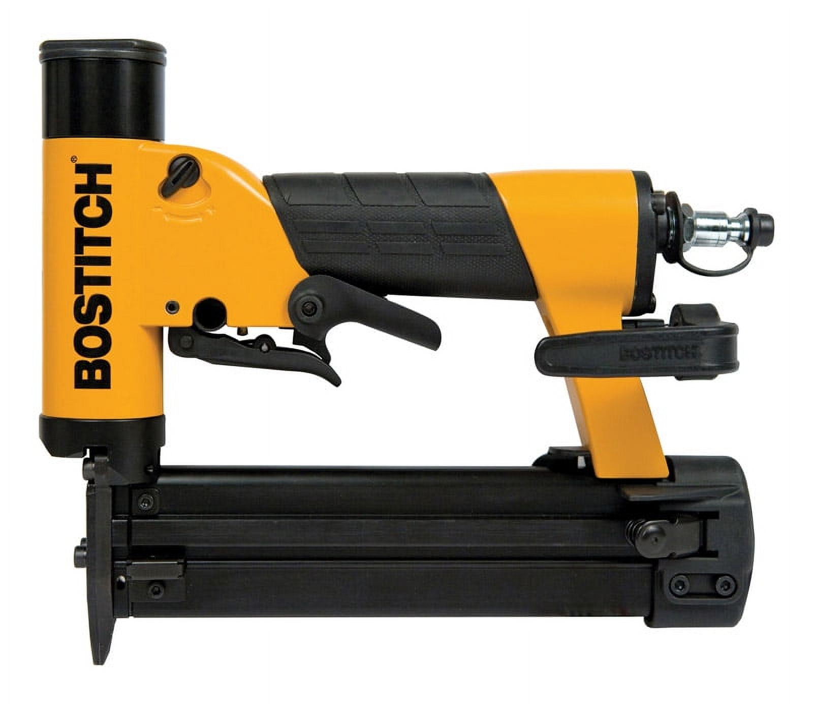 Bostitch 23 Ga. Pneumatic Nail Gun Kit with Adjustable Power and High ...
