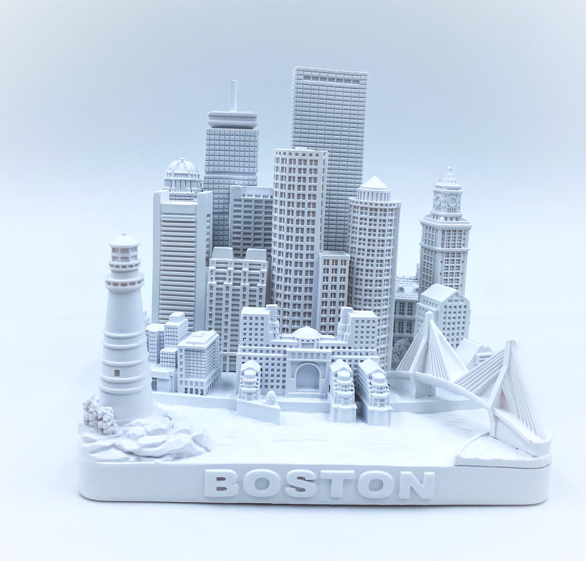 Boston 3D City Famous Building Model Statue Souvenir Decoration for ...