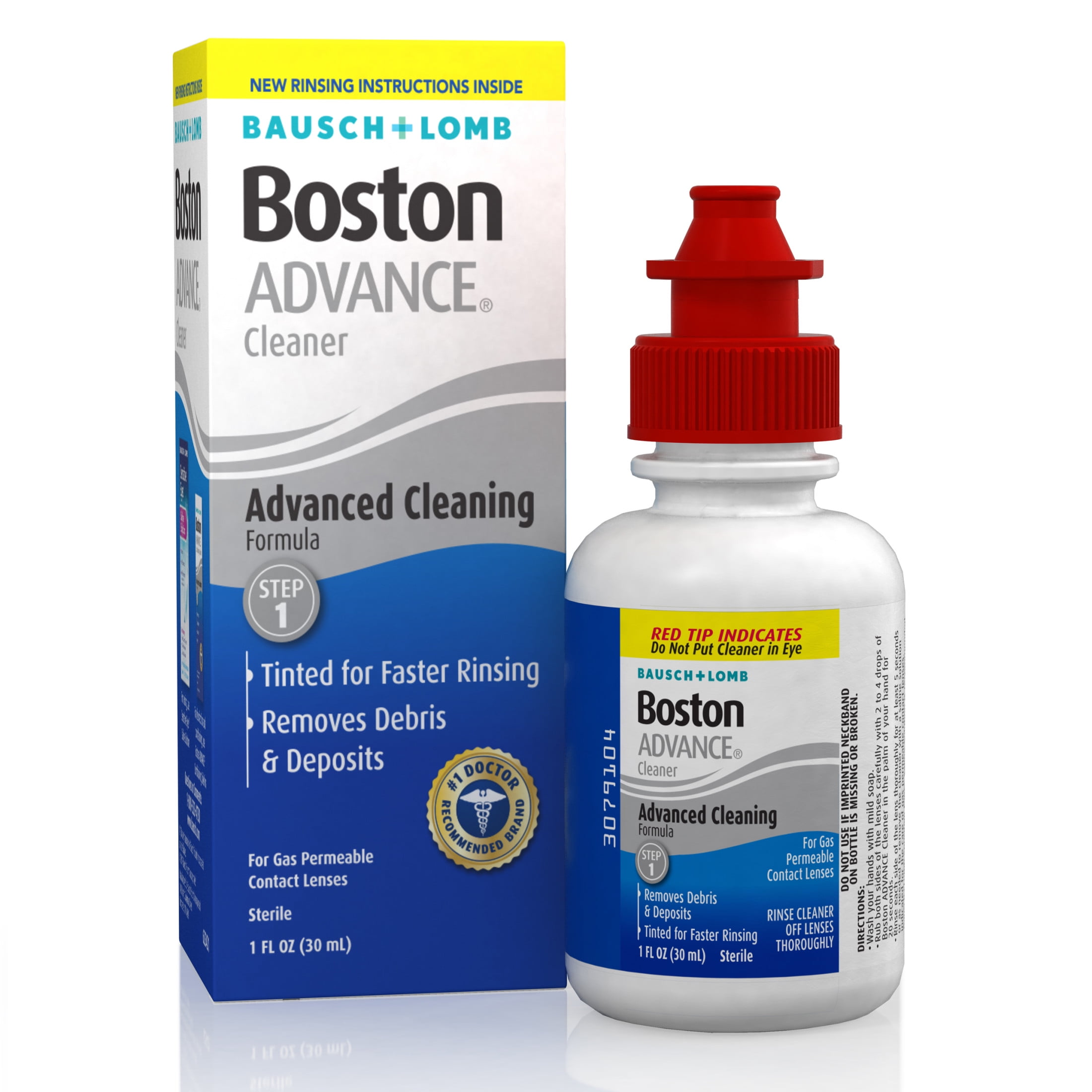 Boston ADVANCE Cleaner Contact Lens Solution for Rigid Gas Permeable ...