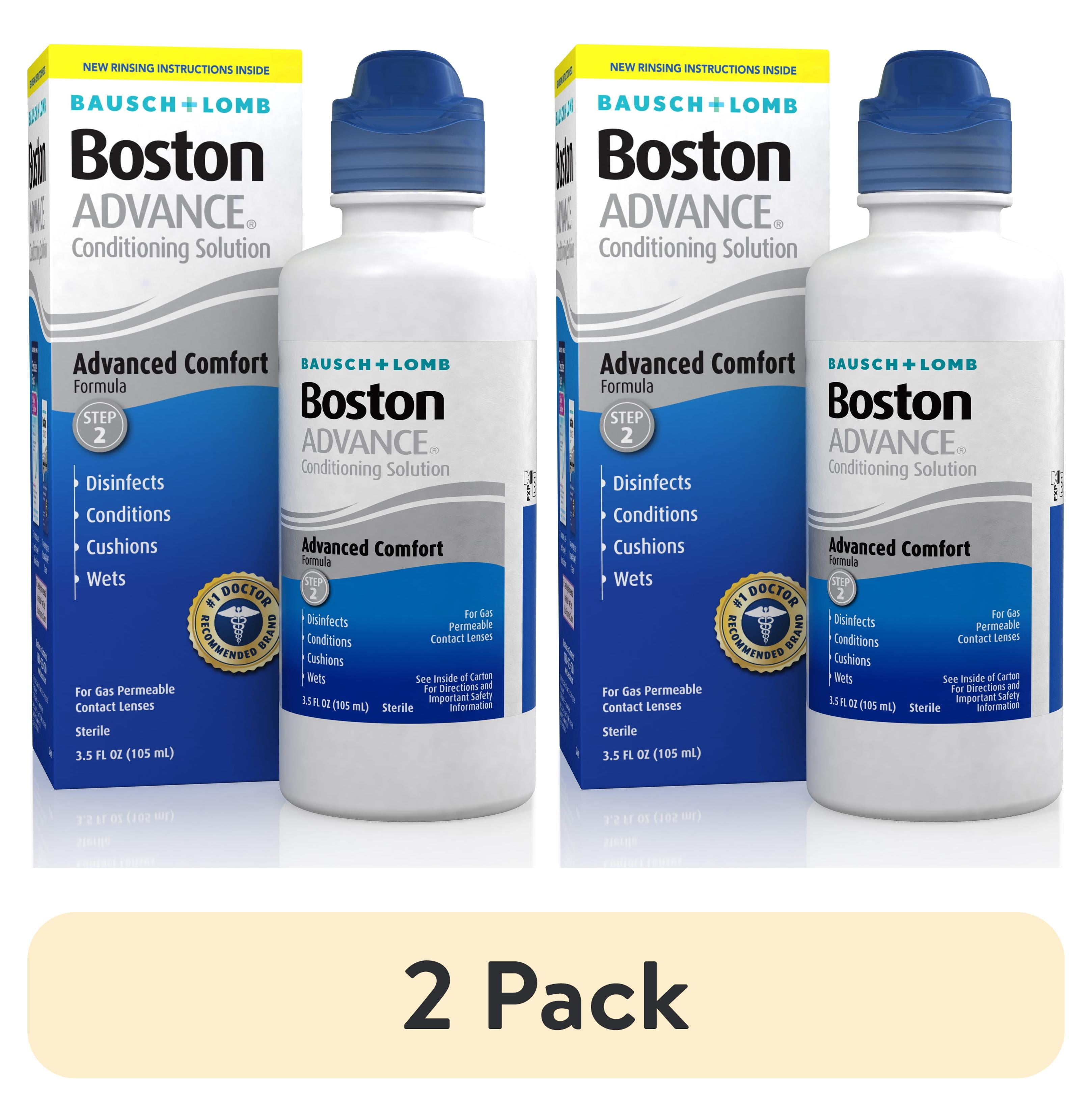(2 pack) Boston ADVANCE Conditioning Contact Lens Solution for Rigid ...