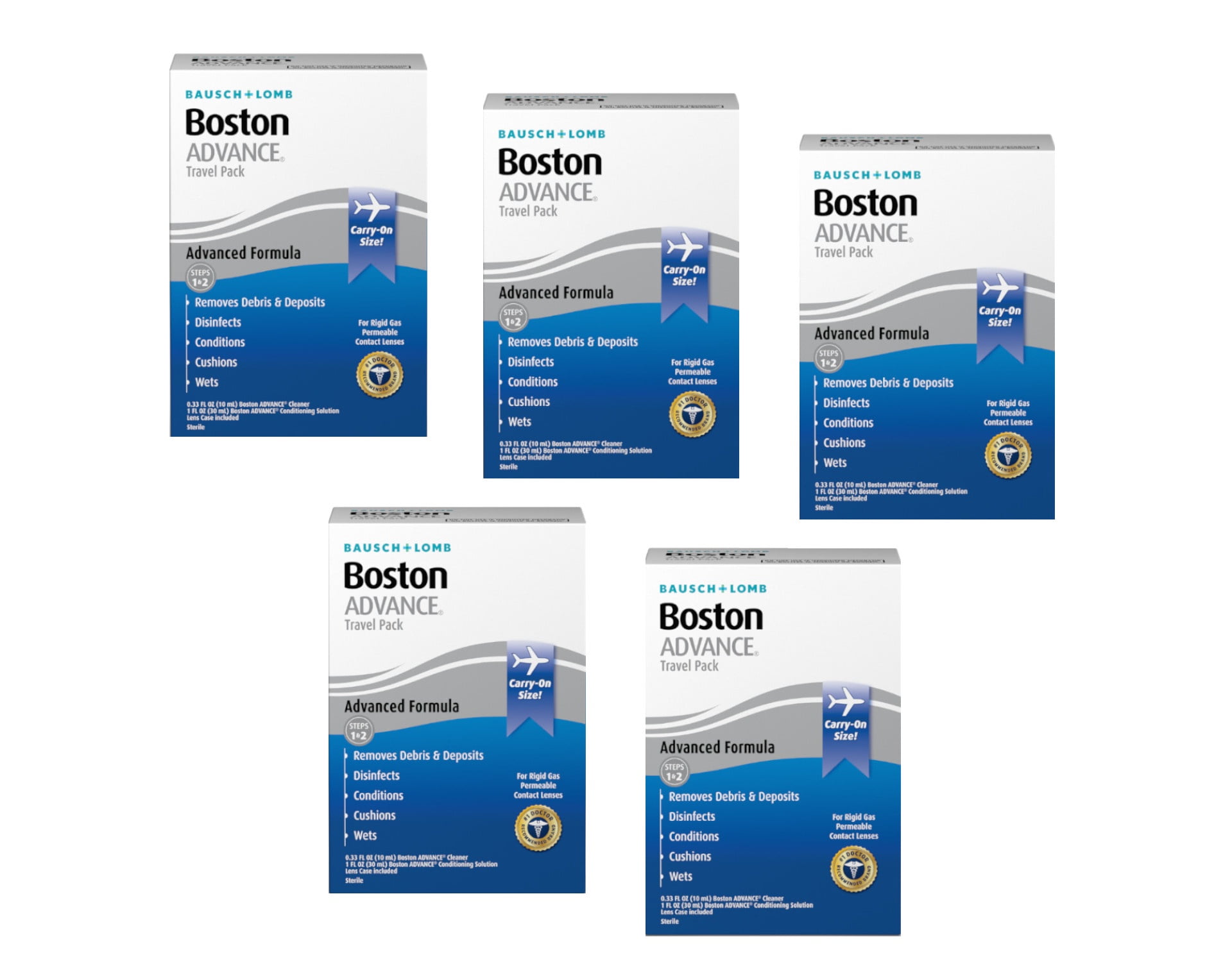 Boston ADVANCE Formula Contact Lens Solution Travel Pack – Complete ...