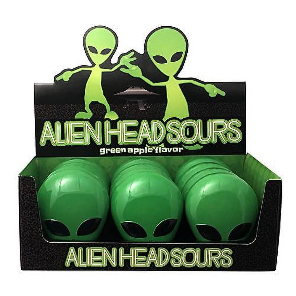 Boston America Alien Head Sours Collectible Tin Green Apple Flavor ...