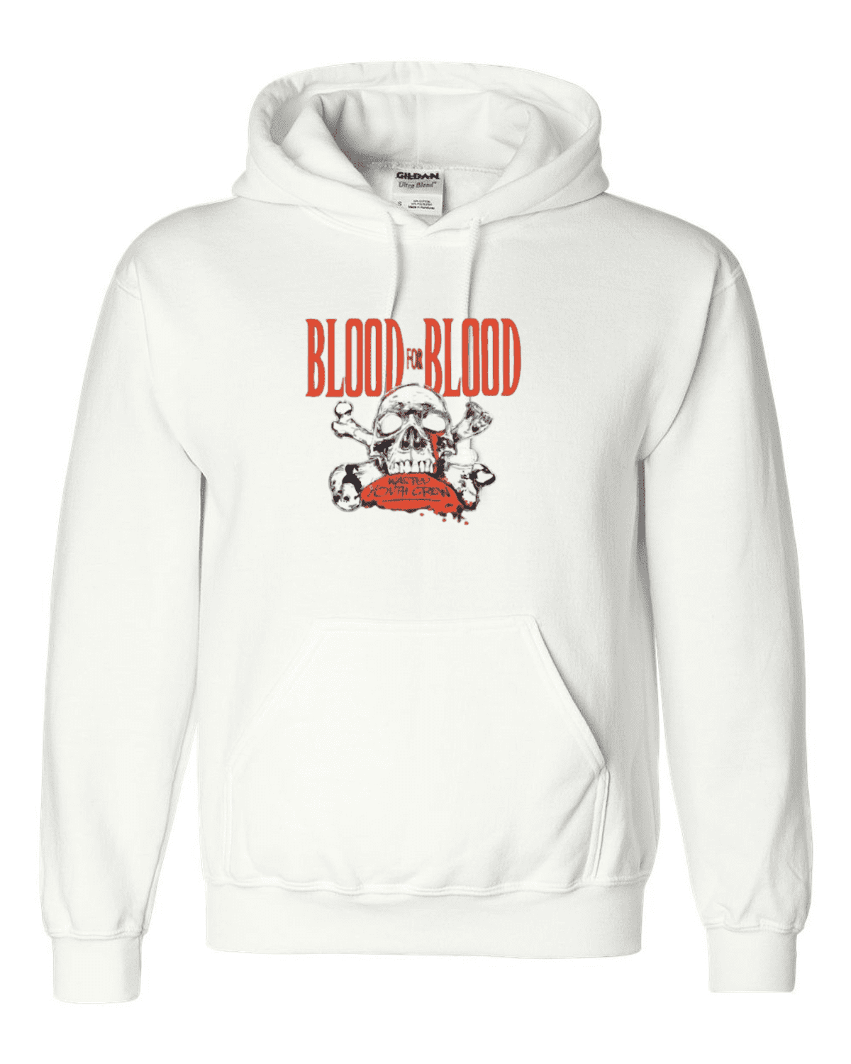 Boston Blood Quote With Clean Bold Hardcore Font Graphic Hoodie Shirt ...