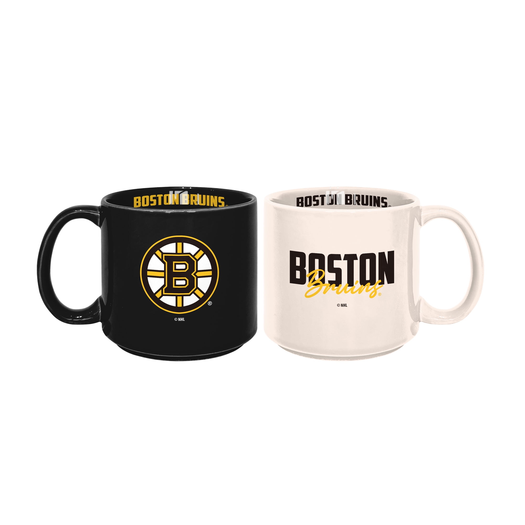 Boston Bruins 2-Pack 15oz. Stackable Mug Set - Walmart.com