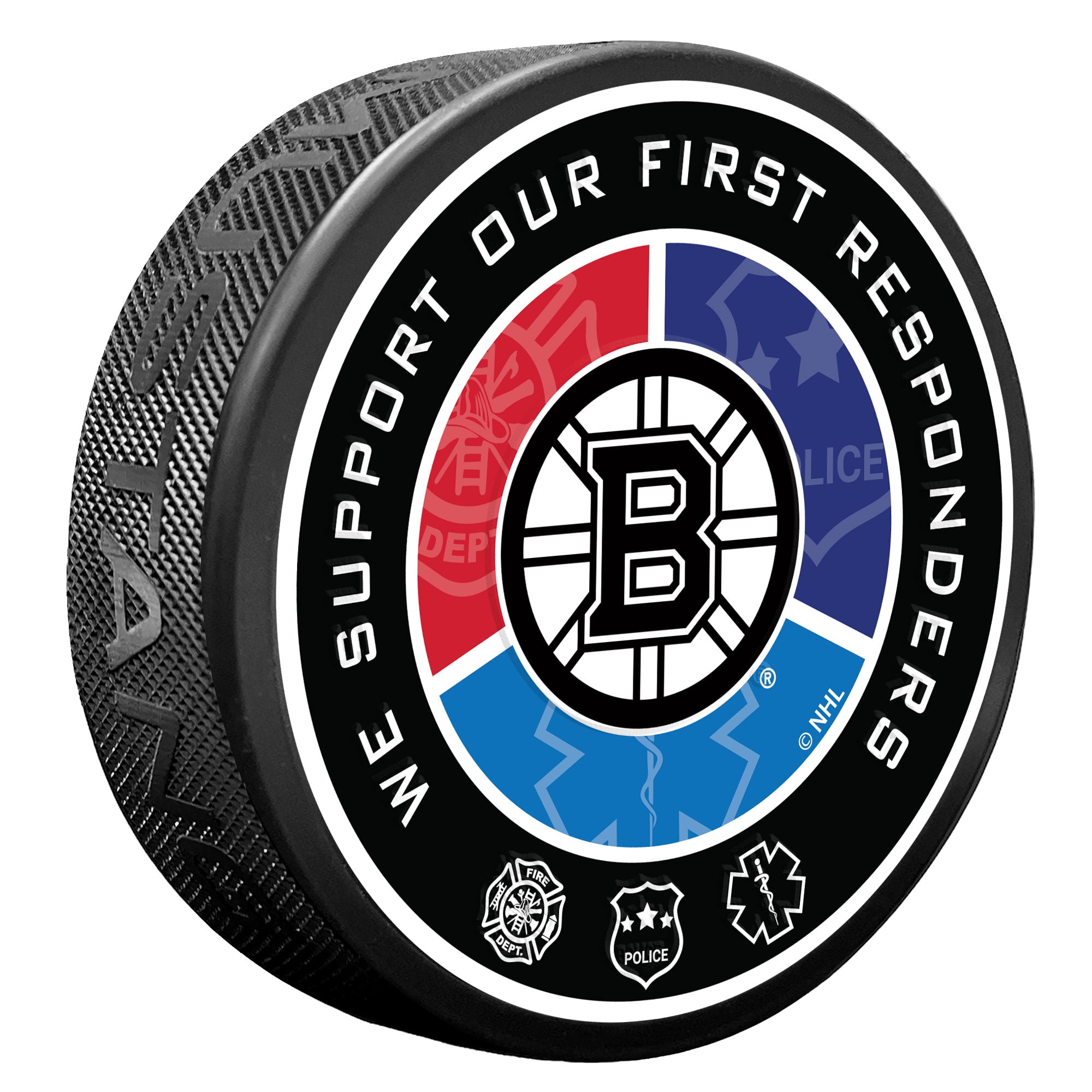 Boston Bruins First Responders Puck - Walmart.com