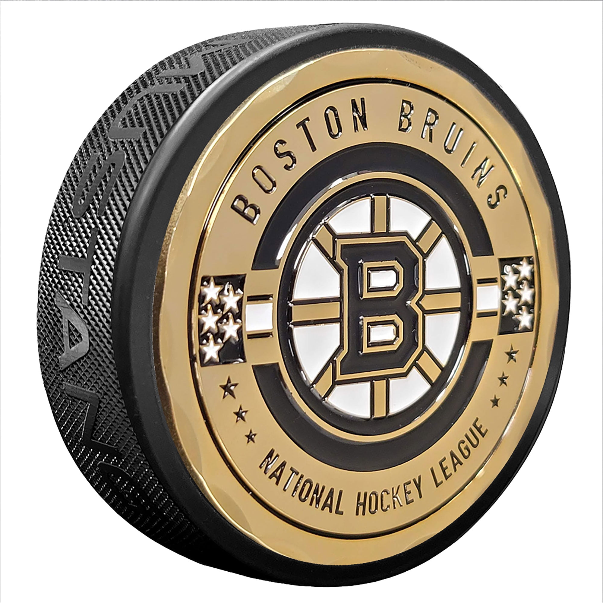 Boston Bruins Stars and Stripes Medallion Puck - Walmart.com