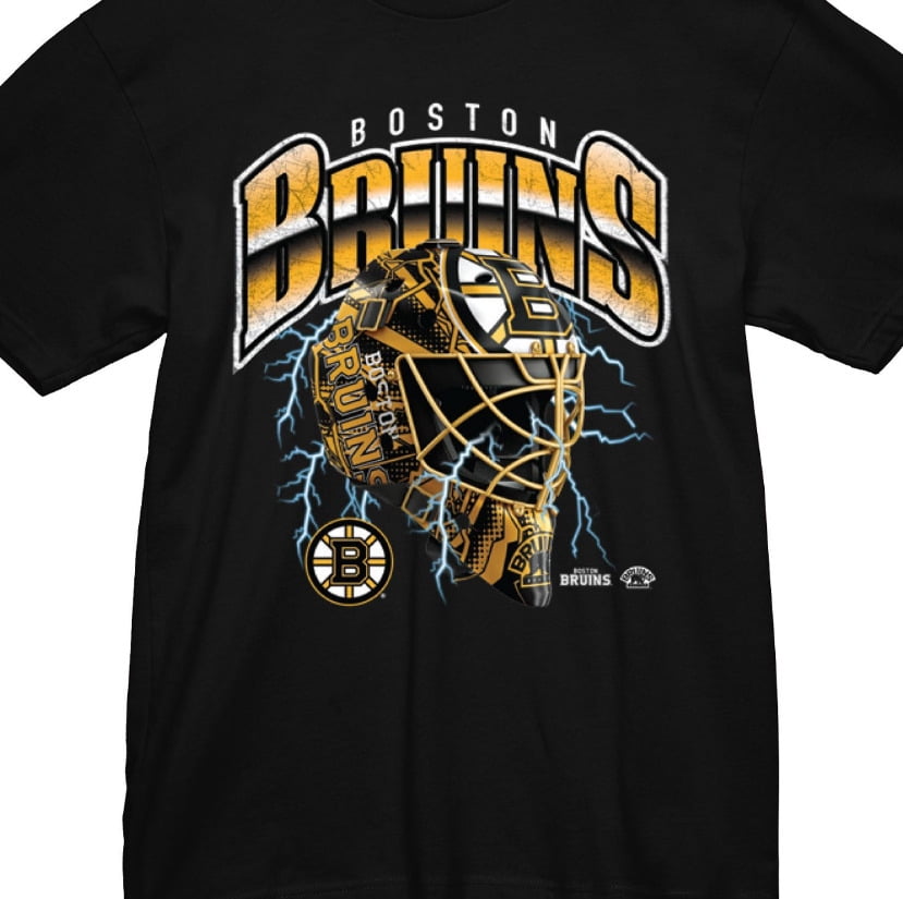 Boston Bruins retro vintage helmet hockey team t-shirt black gift for ...