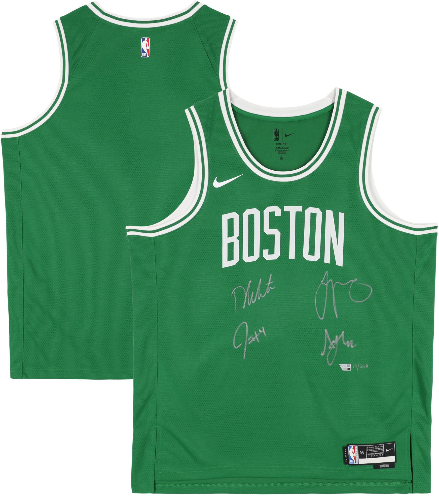 Boston Celtics 2024 NBA Finals Champions Autographed Green Icon ...