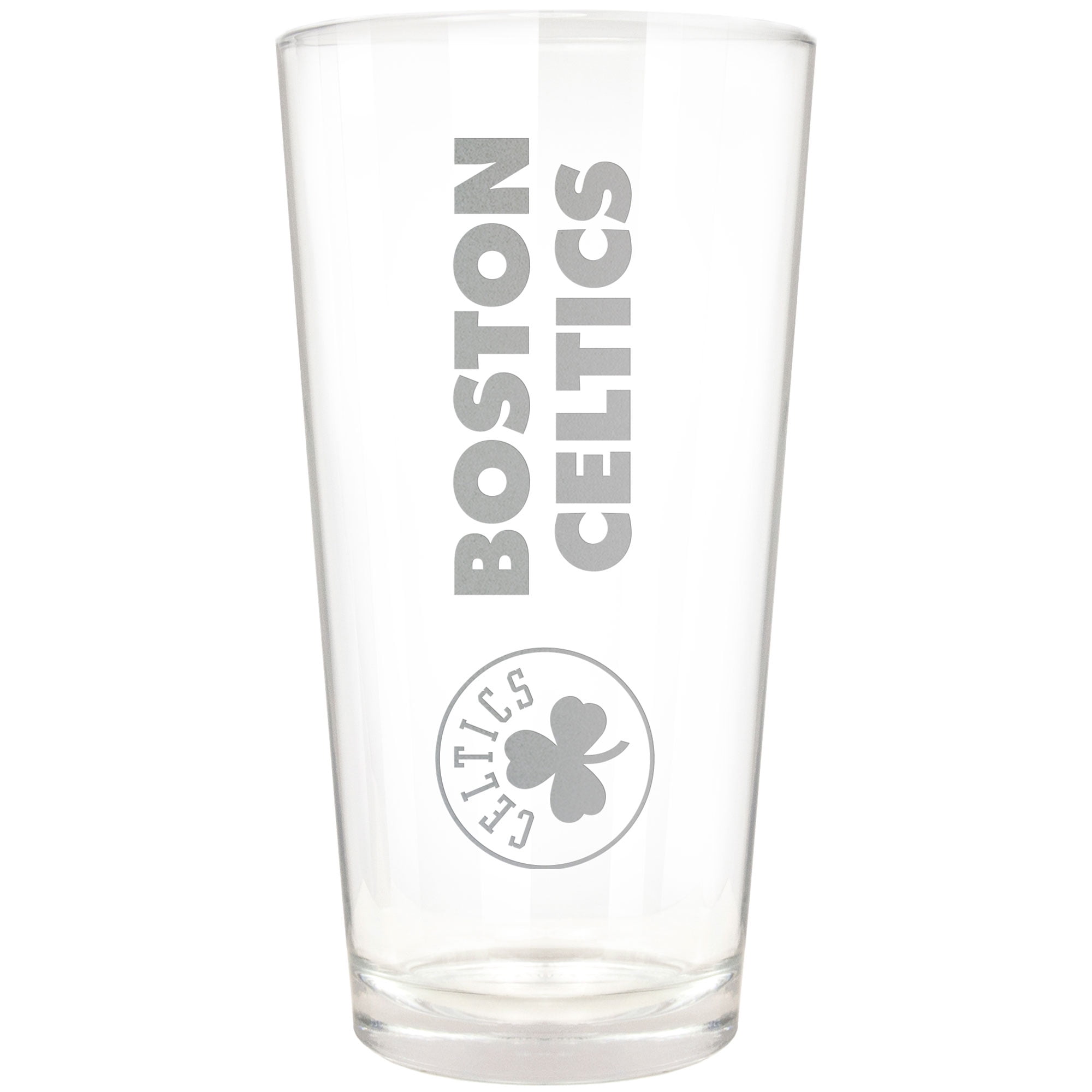 Boston Celtics Etched 16oz. Vertical Rally Cry Pint Glass - Walmart.com