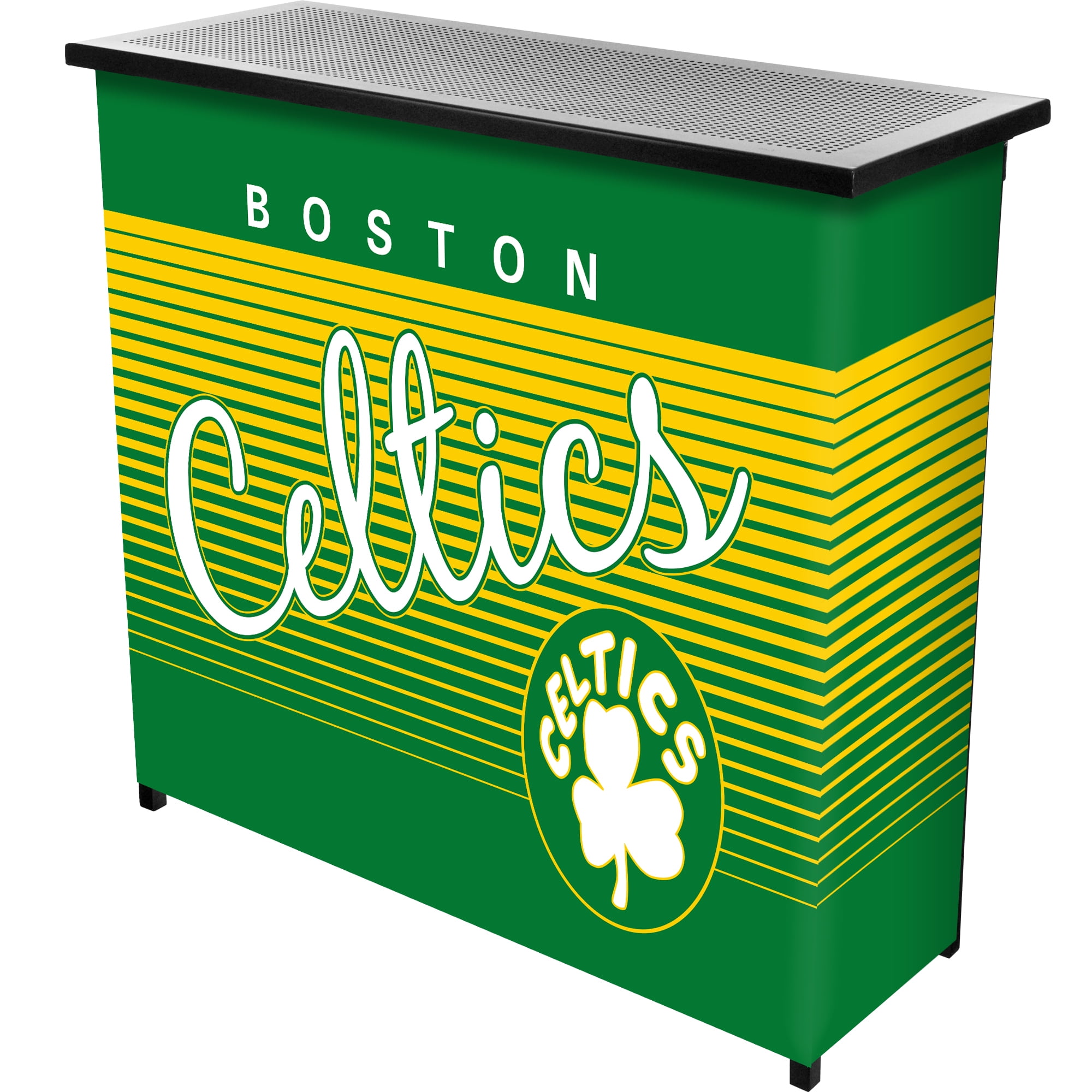 Boston Celtics Hardwood Classics Indoor or Outdoor Portable Bar with 2 ...