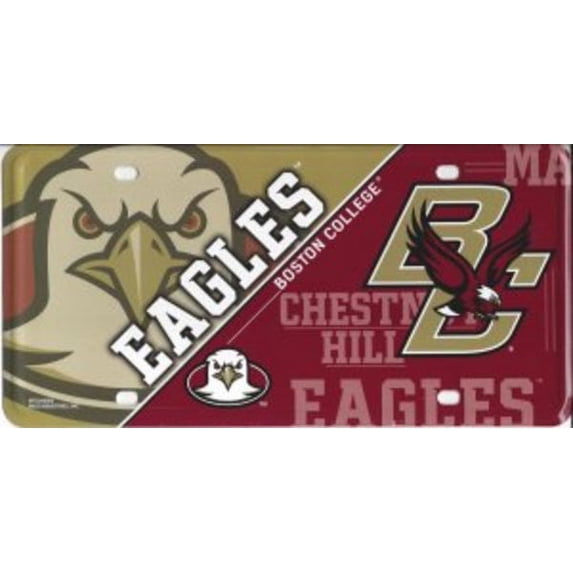 Boston College Eagles Officially Licensed Metal License Plate Frame ...