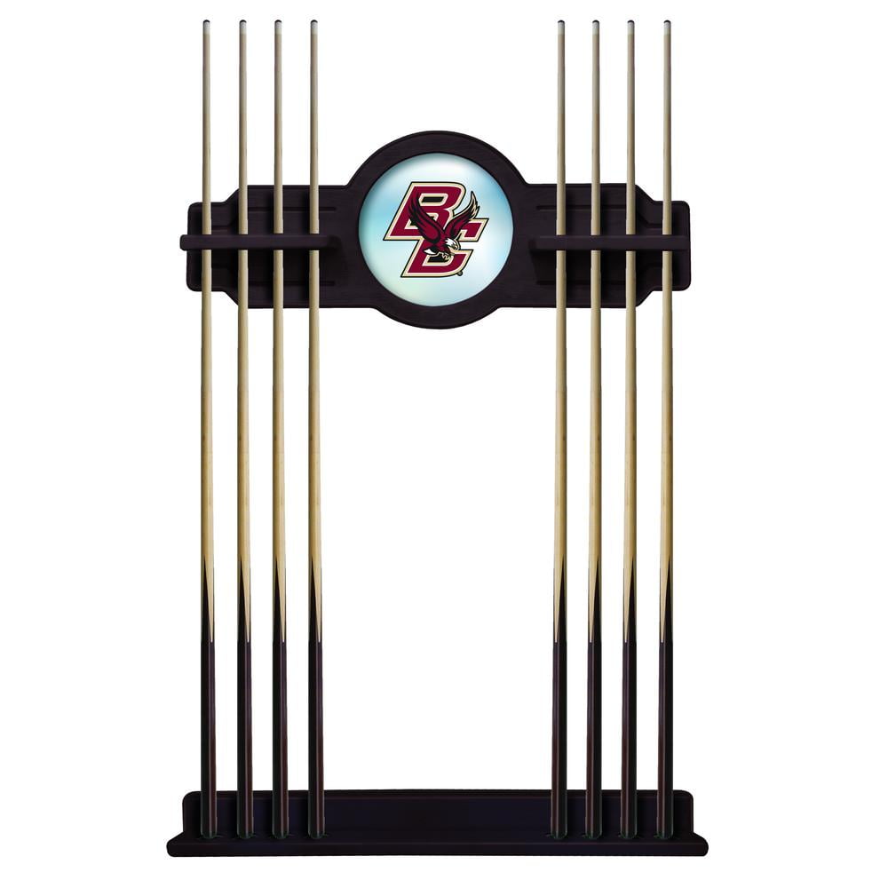 Boston College Solid Wood Cue Rack with a English Tudor Finish ...
