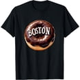 Boston Cream Donut with Text T-Shirt, Unisex T-Shirt - Walmart.com