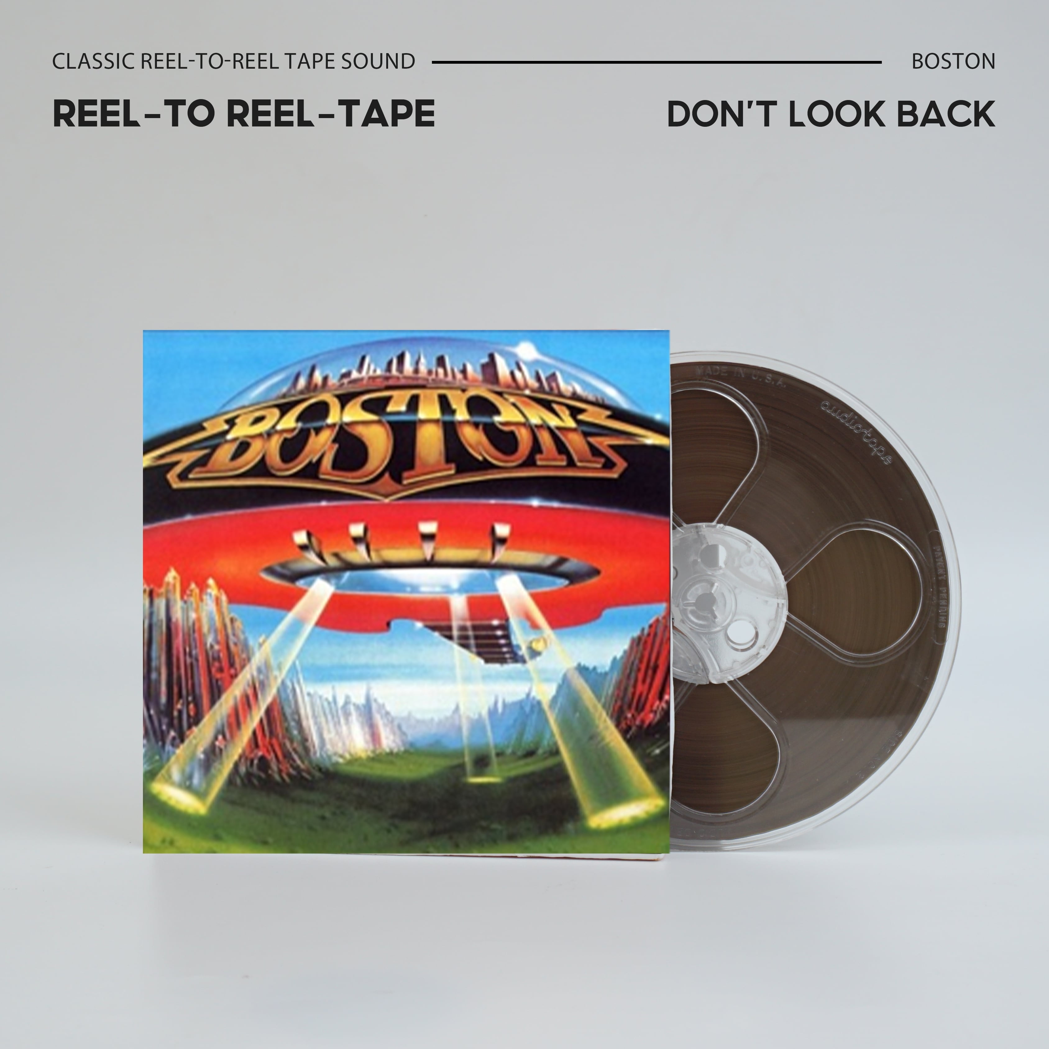 Boston Don't Look Back Album Reel-to-Reel Tape 7 1/2 IPS 4 track ...