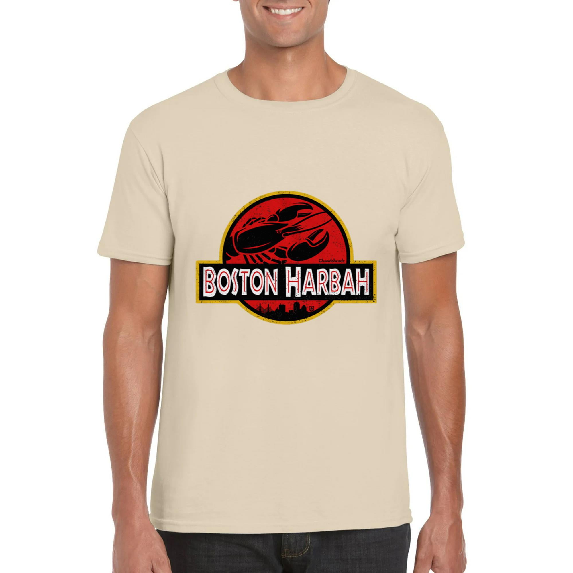 Boston Harbah Lobstah Funny Local Accent Seafood Lover Graphic T-Shirt ...