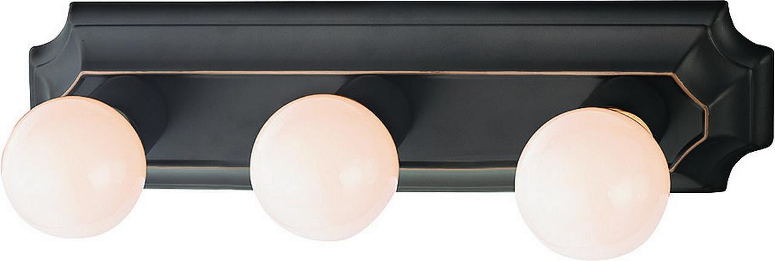 Boston Harbor 045233-VB Vanity Bar Fixture, 100 W, 3-Lamp, G Lamp ...