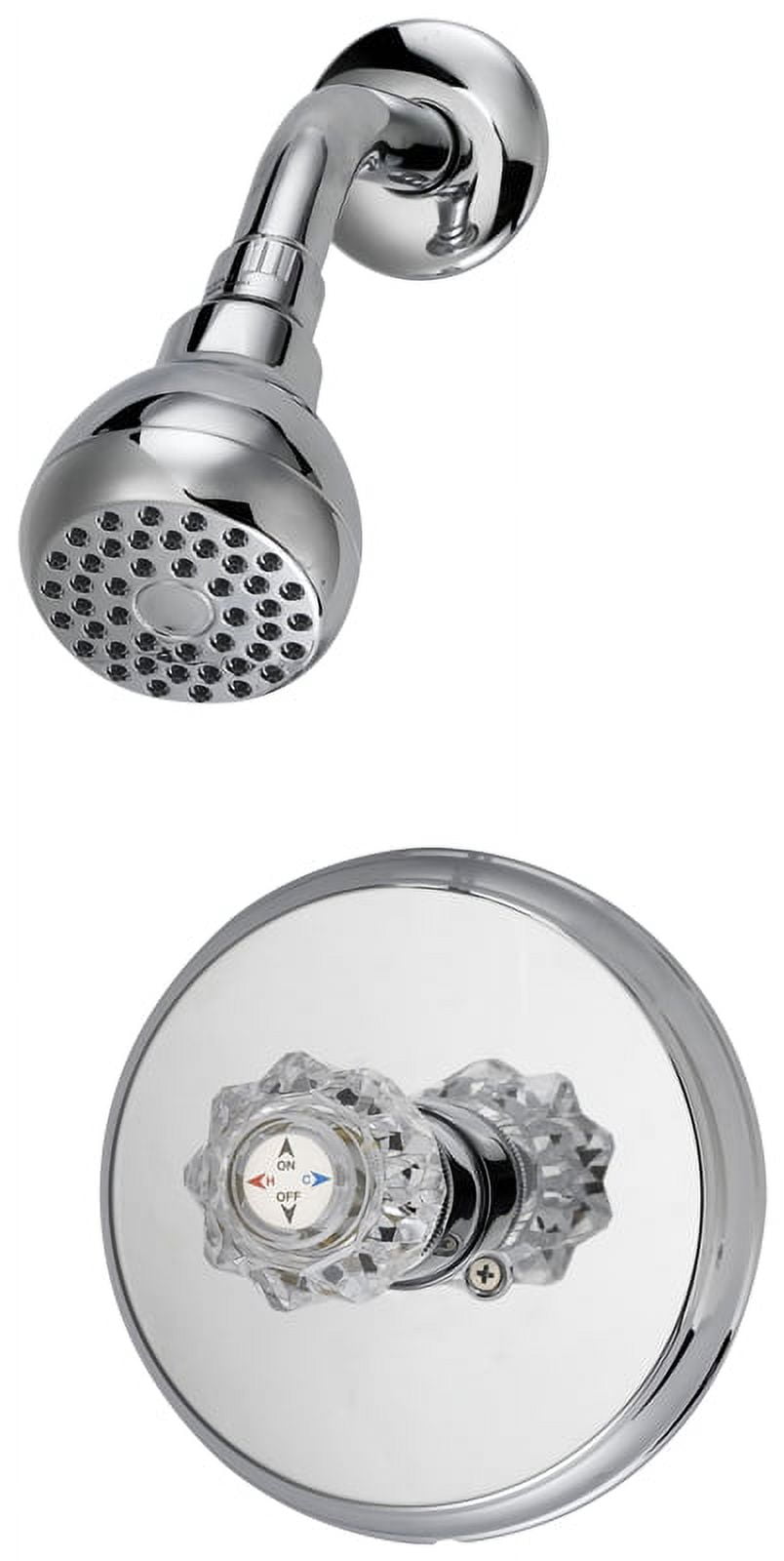 Boston Harbor GU-F1010207CP 1 Handle Shower Faucet, Chrome - Walmart.com